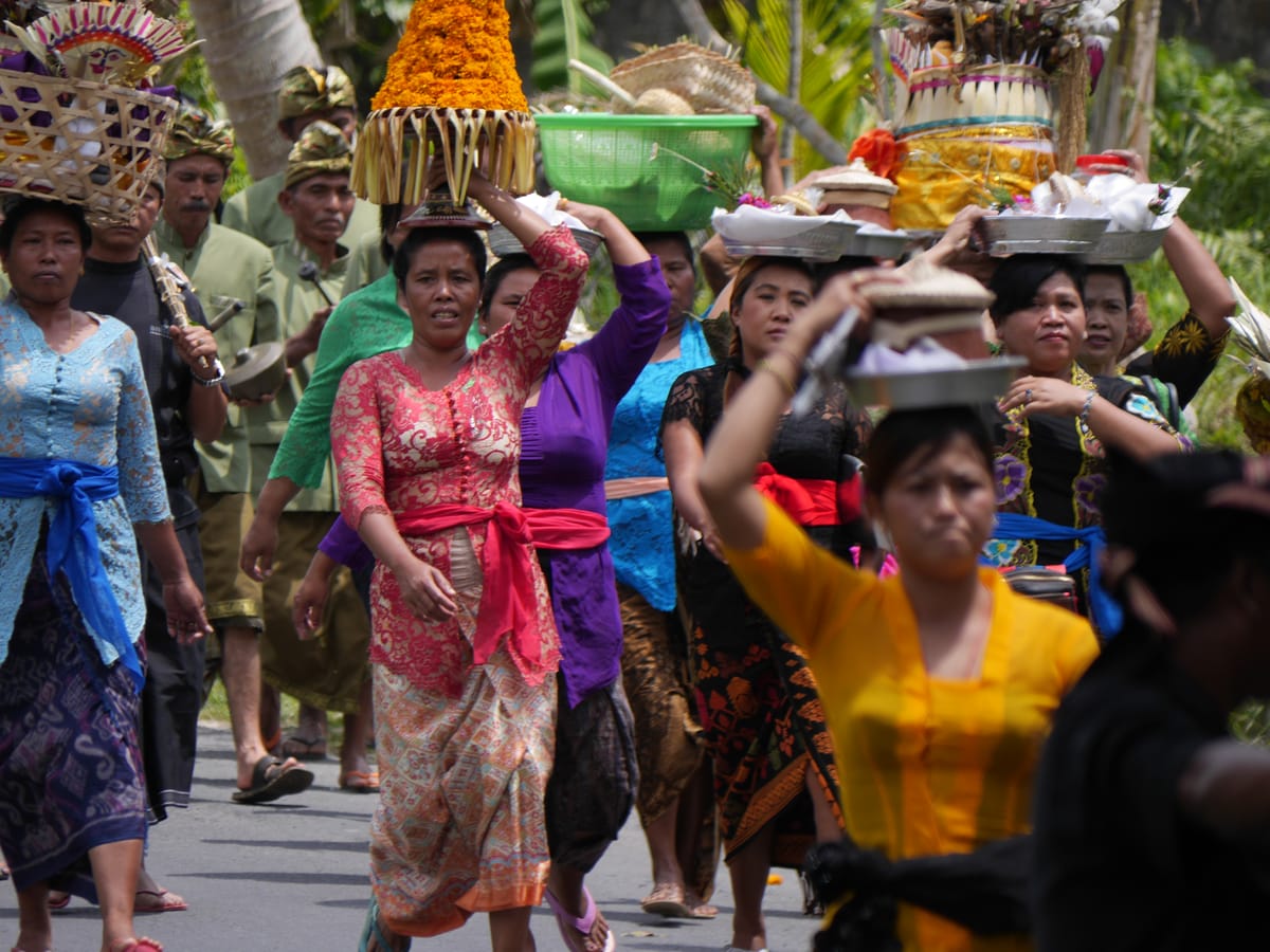 Bali — Cremation Ceremony at Penebel Kaja, Bali, Indonesia
